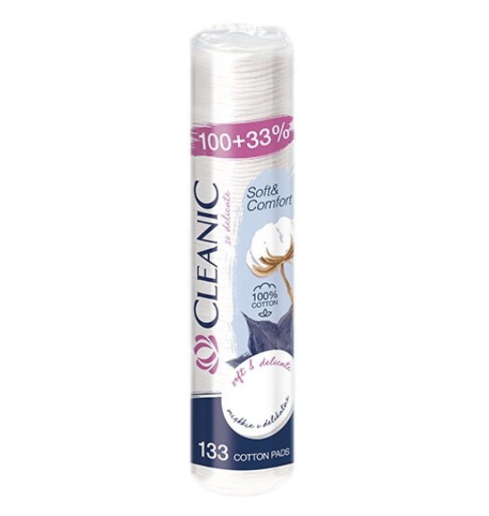 CLEANIC SOFT AND COMFORT COTTON PADS - Derma Essentials
